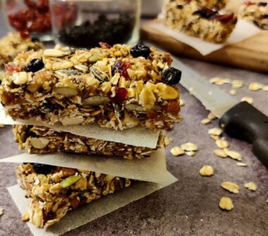 No Bake Energy Bars - tina's kitchen diaries