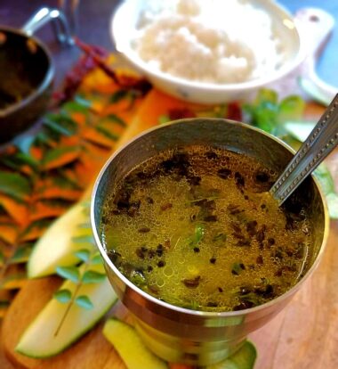 Raw Mango Rasam - tina's kitchen diaries