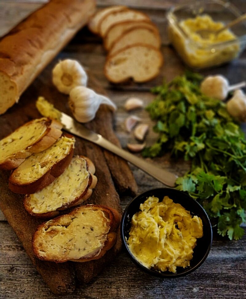 Herb Garlic Butter - tina's kitchen diaries