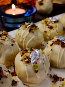 Burfi Truffles - tina's kitchen diaries