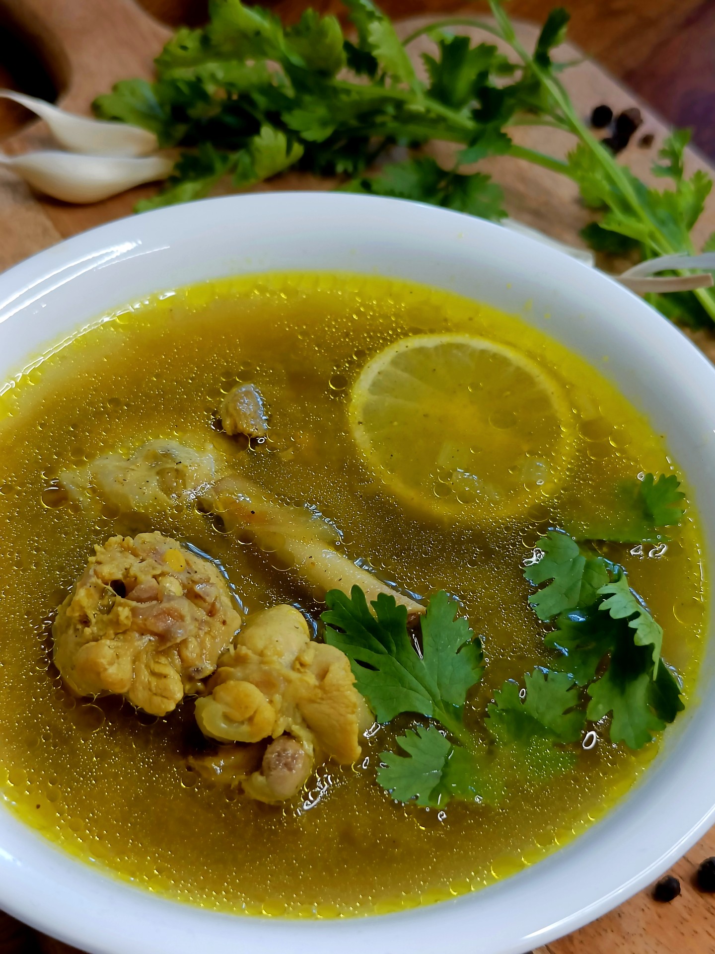 Chicken Shorba - tina's kitchen diaries