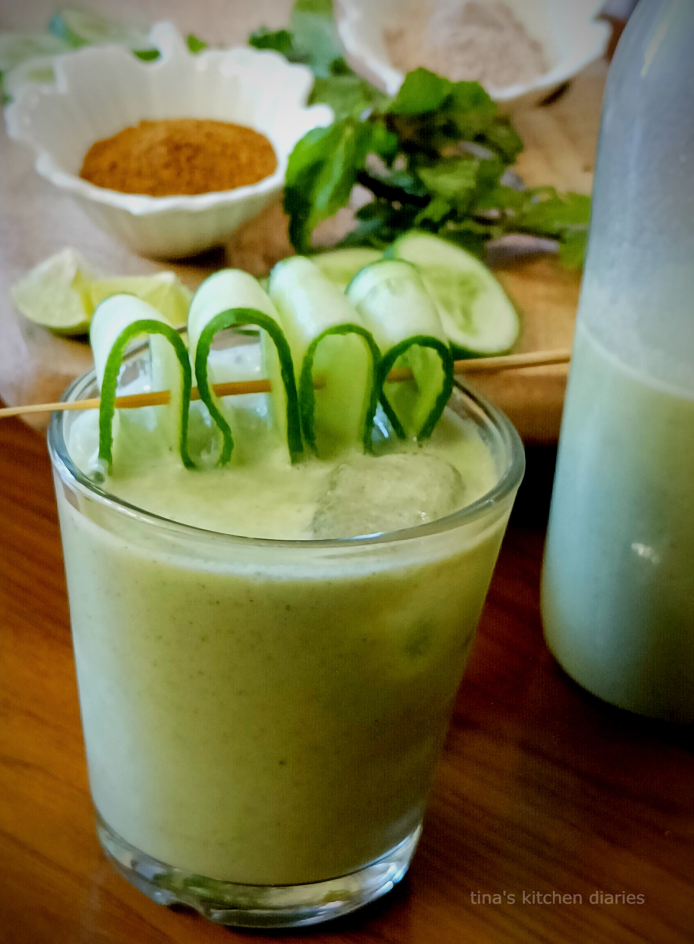 Cucumber Buttermilk - tina's kitchen diaries